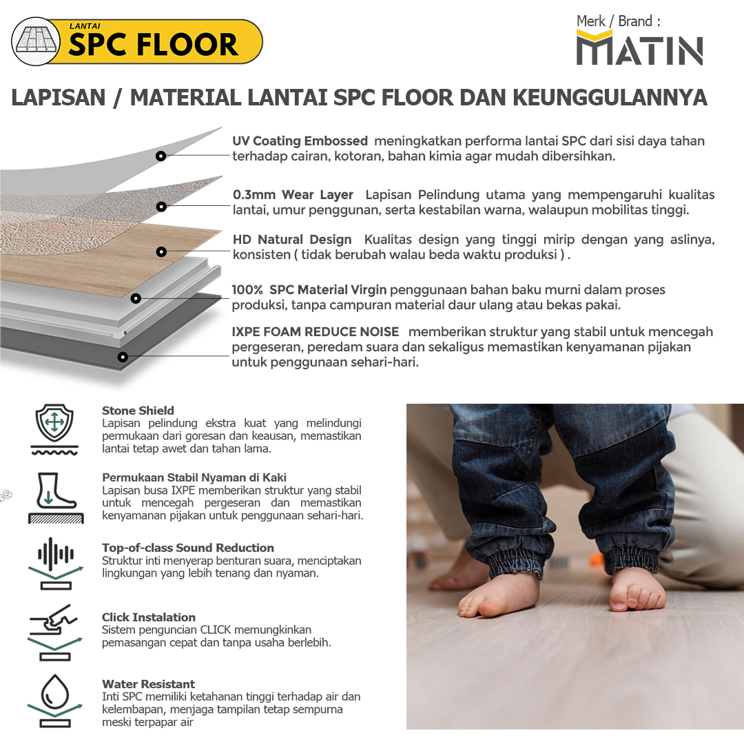 Lantai Spc Floor Wood Grey – Distributor UV PVC Marble & SPC Floor ...